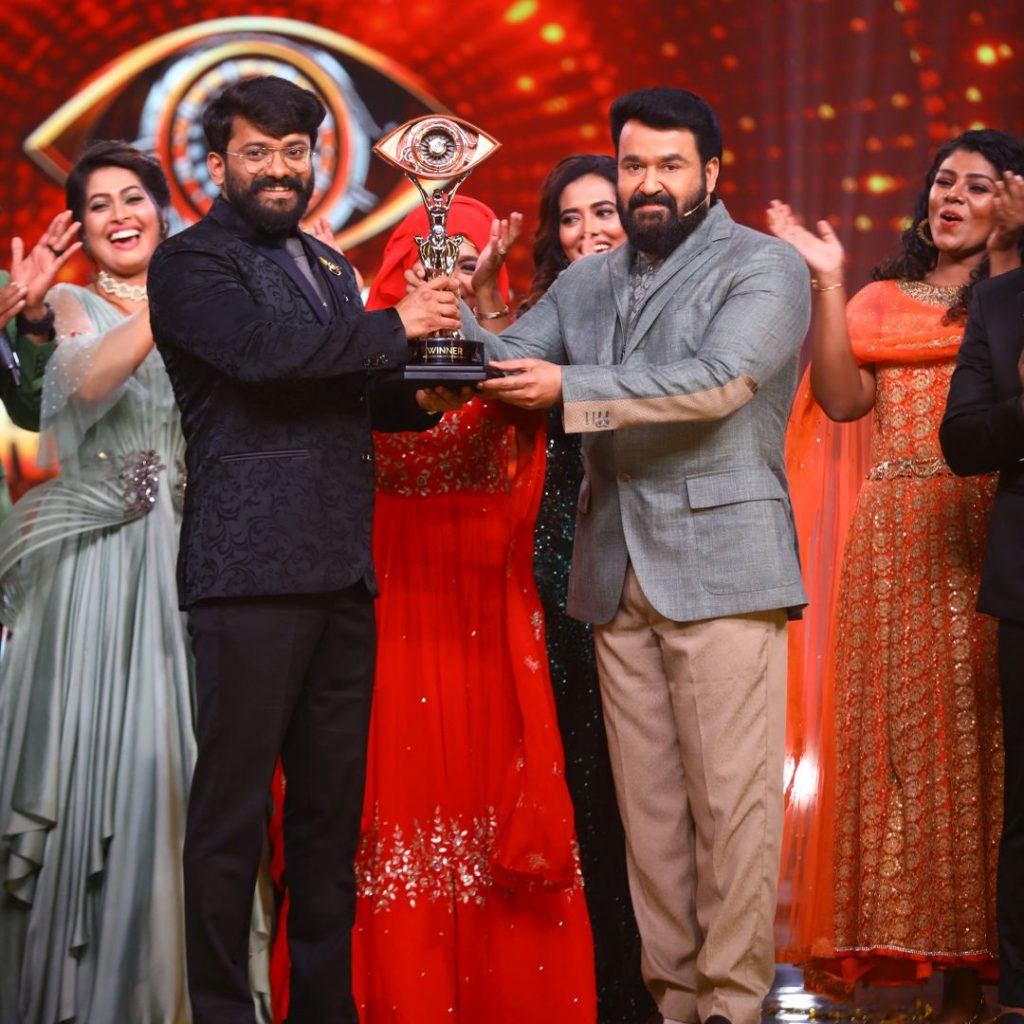 Manikuttan Is The Winner Of Big Boss Season 3 Malayalam - Asianet Show