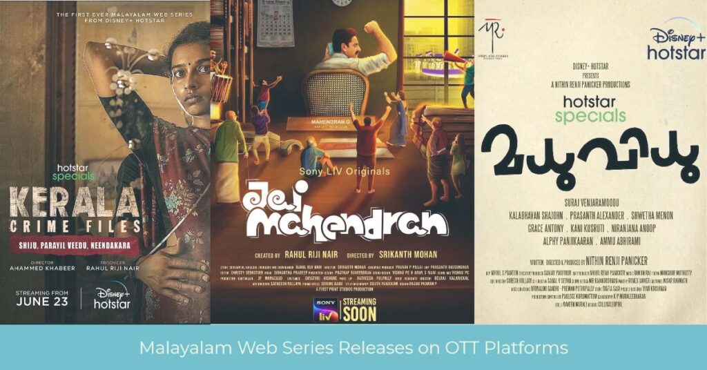 Malayalam Web Series on OTT Platforms - New and Upcoming