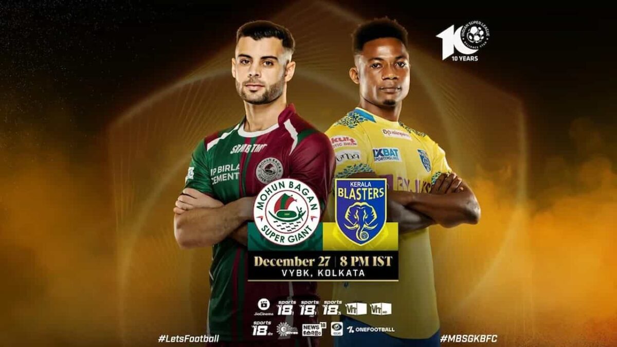 Kerala Blasters Vs Mohun Bagan Super Live on Surya Movies