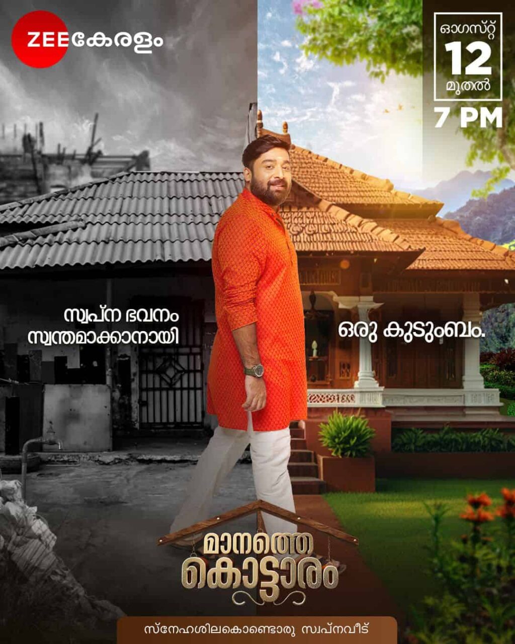 Manathe Kottaram Zee Keralam Serial Star Cast and Characters