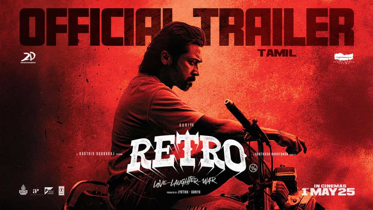Retro’s cult classic action trailer released, Suriya Movie