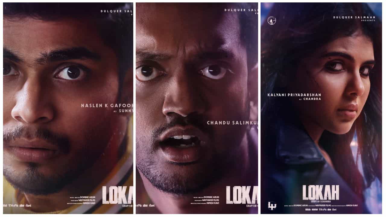 Lokah Chapter 1 Chandra Movie Character Posters Out , Naslen K Gafoor Play the Role of Sunny In ...